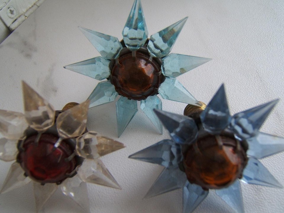 VINTAGE MATCHLESS WONDER STAR CHRISTMAS TREE LIGHTS W/ BOX 7/8 LIGHTS ...