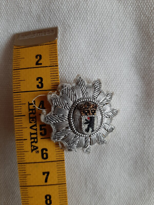 Polizei Berlin Polizeistern gestickt Offizier Original 50ziger Jahre ...