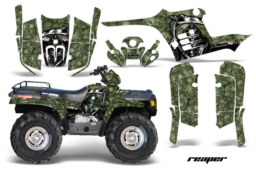 ATV Graphics Decal For Polaris Sportsman 400 500 600 700 95-04 REAPER G ...