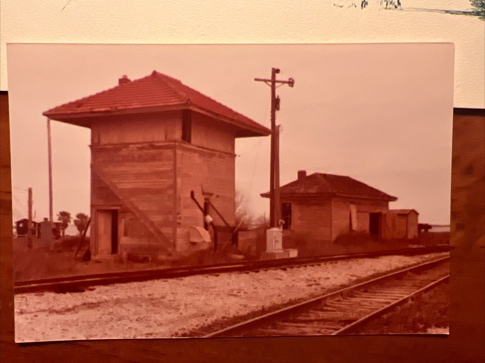 Pencil Drawing Rural Rustic Virginia Point, Texas Train Station 10x12 ...