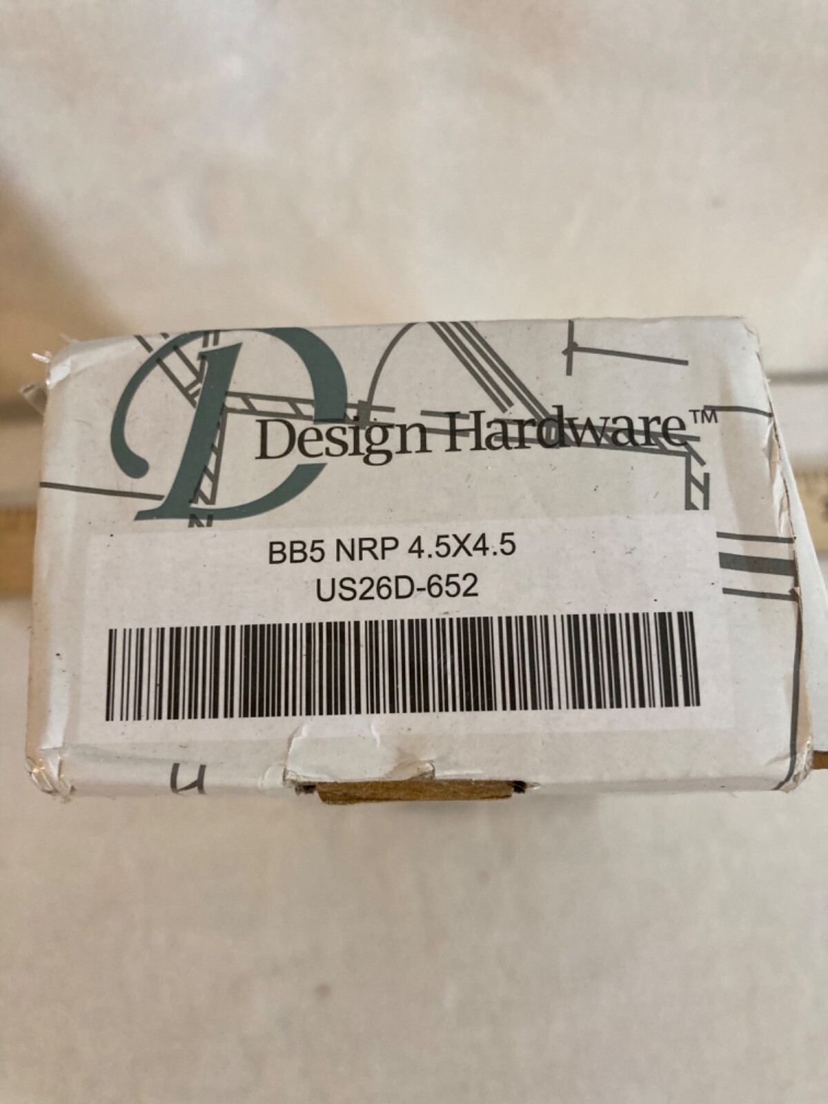 Design Hardware US26D-652 Door Hinges BB5 NRP 4.5X4.5 Silver (set Of 3 ...