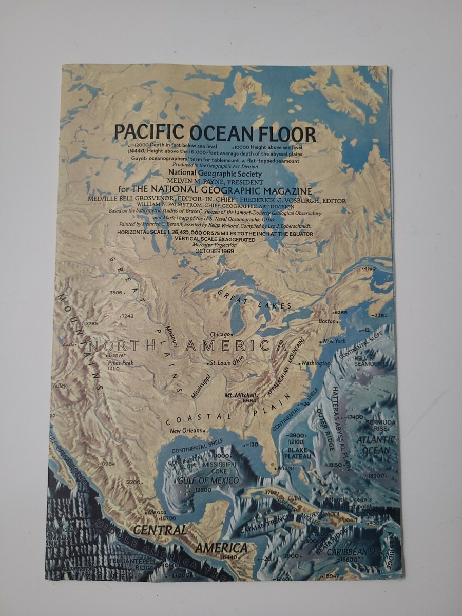 Pacific Ocean Floor Map