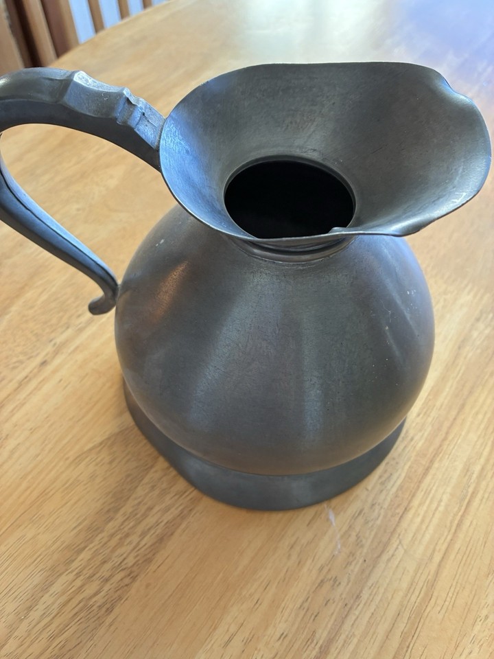 Vintage Antique Pewter Jug | eBay UK