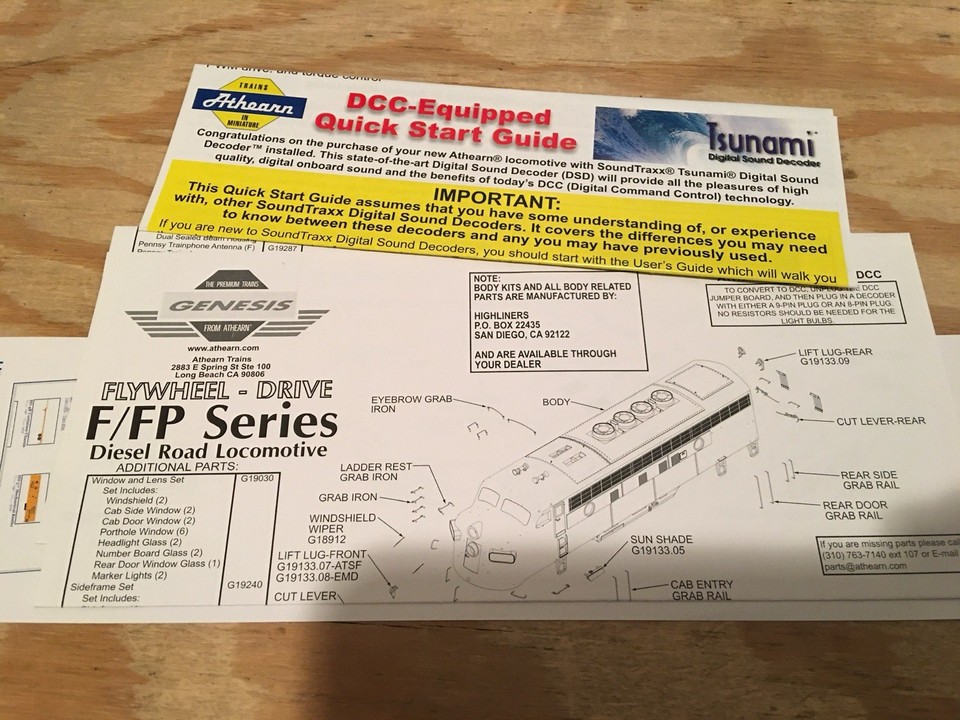 HO Athearn Genesis 22346A Milwaukee Road FP7 Diesel Locomotive #102-A ...