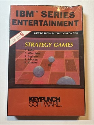IBM Entertainment Series Strategy Games 5.25" disk SEALED Vampire + | eBay
