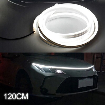 120cm Universal Lamp Start Scan Dynamic LED DRL Hood Daytime Running ...