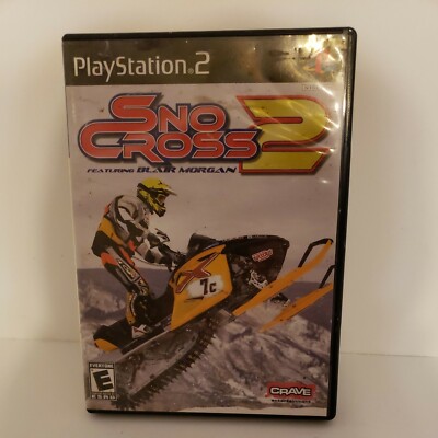 Sony Playstation 2 Black Label Sno Cross 2 PS2 Snowmobile Racing ...
