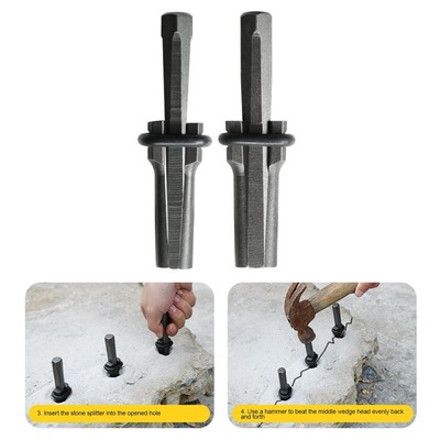 stone Splitter Hand Tools Plug Shim and Wedge Heavy Duty for Marble | eBay