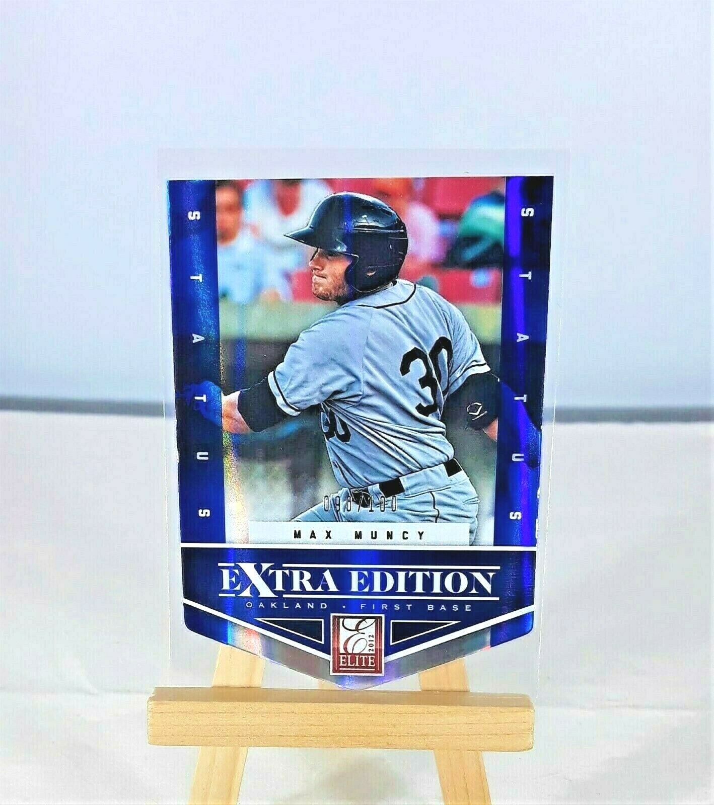 MAX MUNCY ROOKIE 2012 PANINI ELITE EXTRA EDITION STATUS DIE-CUT #ed/100 ...