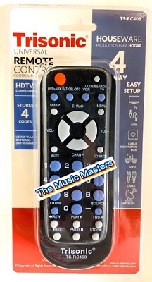 Universal 4-Way LED HDTV Smart TV Remote Control 4 Device TV, Cable ...