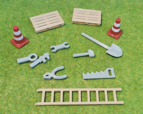 Roadwork Accessories Set for Gnome Wichteltür Christmas Dwarf ...