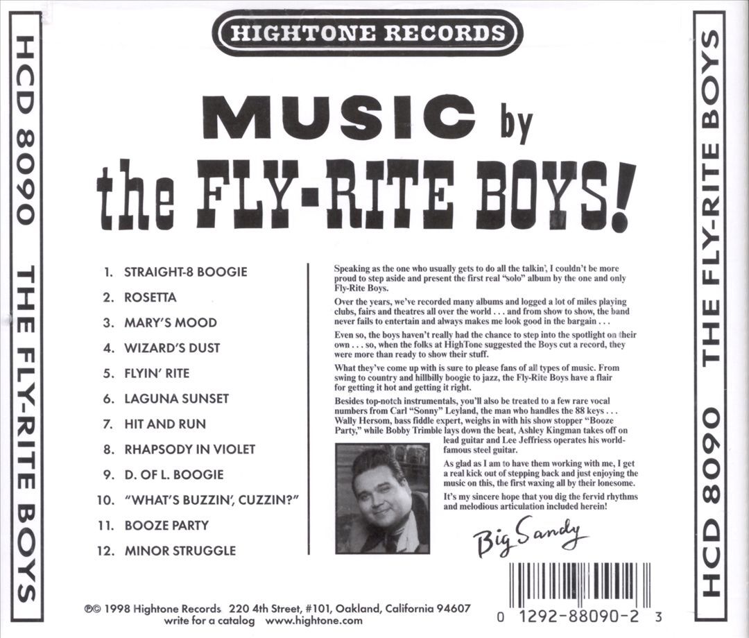 FLY RITE BOYS BIG SANDY PRESENTS THE FLY-RITE BOYS NEW CD 12928809023| eBay