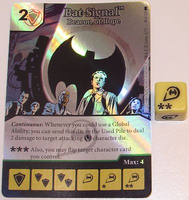FOIL BAT-SIGNAL: BEACON OF HOPE 43/124 Batman Dice Masters DC | eBay