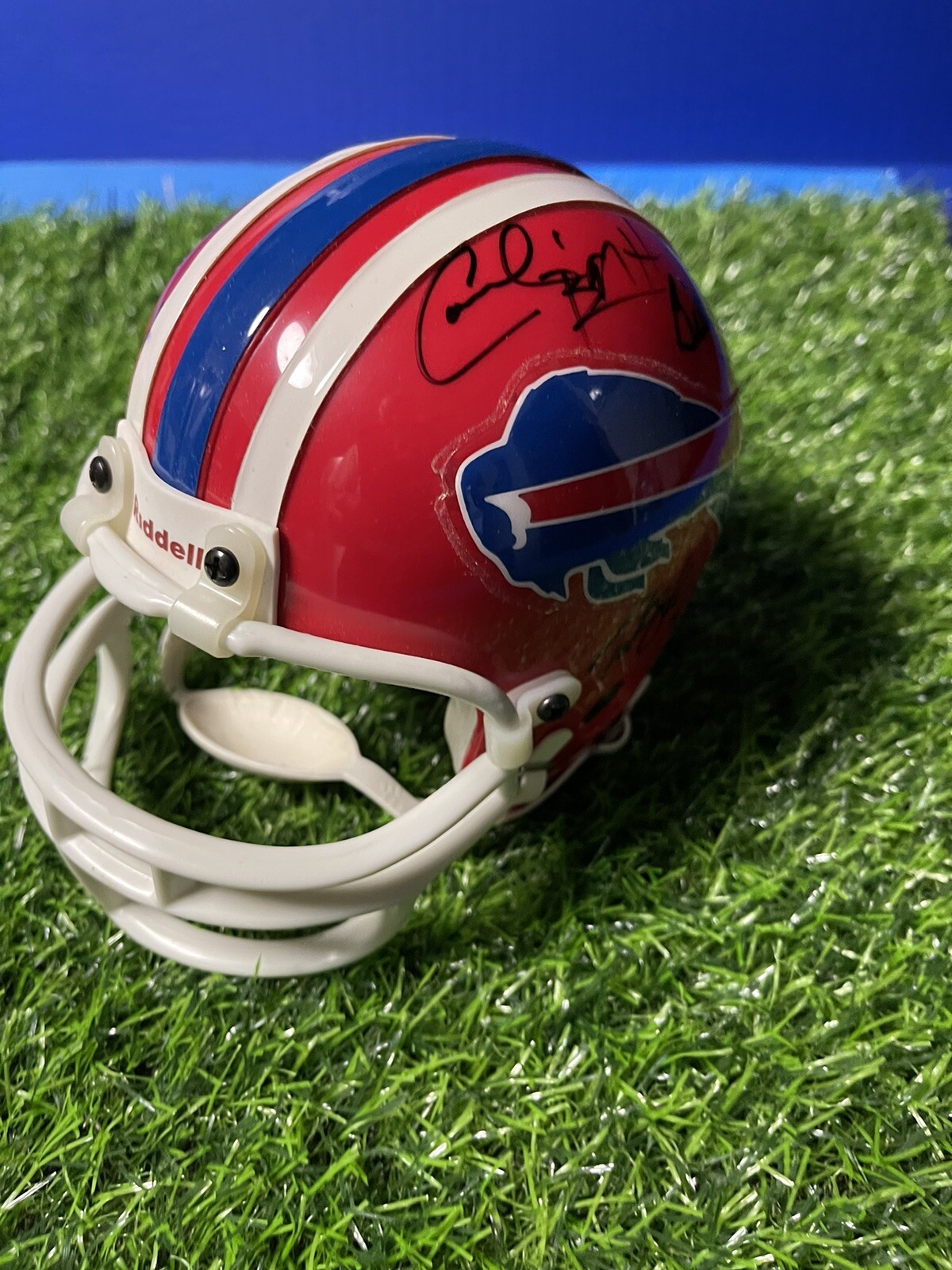 NFL Buffalo Bills Mini Football Helmet Autographed Legends | eBay