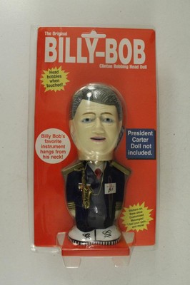 MODERN Political Toy The Original Billy Bob CLINTON Bobbing Head Doll ...