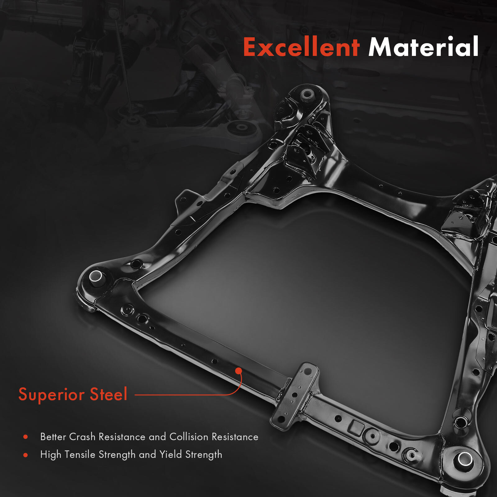 1x Front Axle Engine Suspension Subframe for Toyota Highlander 01-13 ...