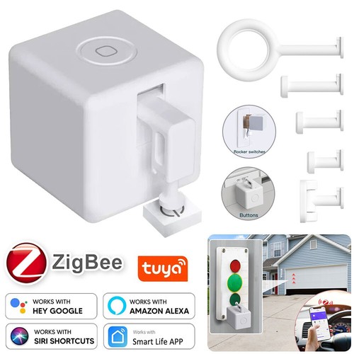 Tuya Zigbee Fingerbot Plus Switch Button Pusher Smart Home Timer Voice Control | eBay UK