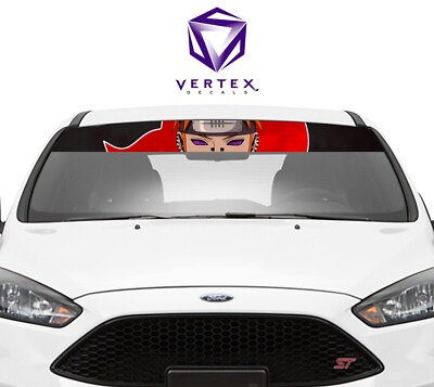 Pain Naruto Anime Sunstrip Windshield Wrap Banner Decal Premium 3M ...