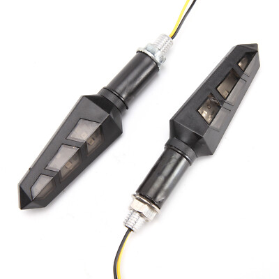 2X LED Amber Blinkers Motorcycle Turn Signals Lights For Suzuki DRZ400s ...