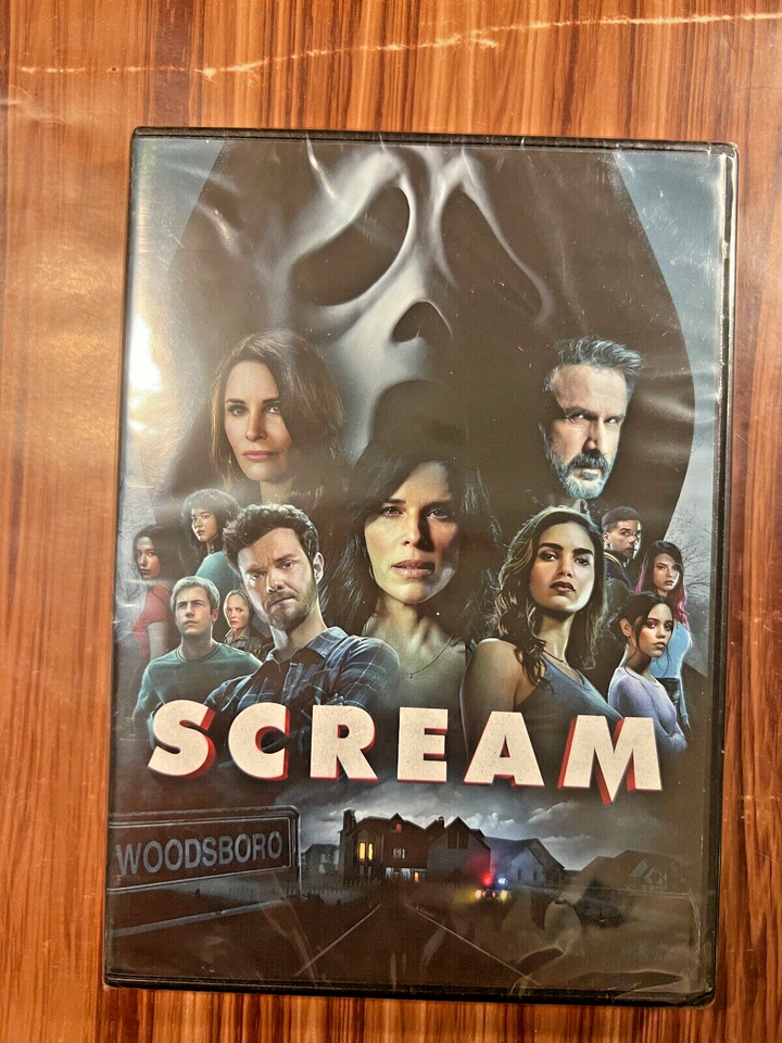 Scream 5 DVD 2022 Horror Movie Neve Campbell Courteney Cox Comedy ...