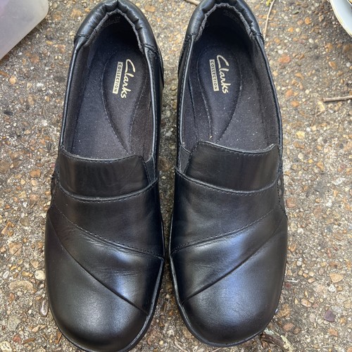 Clarks Collection Women’s Black Loafers Shoes,size 7, Nearly New | eBay