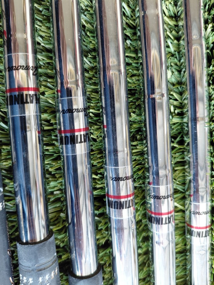 Tommy Armour 845 Stripe Platinum Tour Step Iron Set 3-Pw Stiff Steel ...