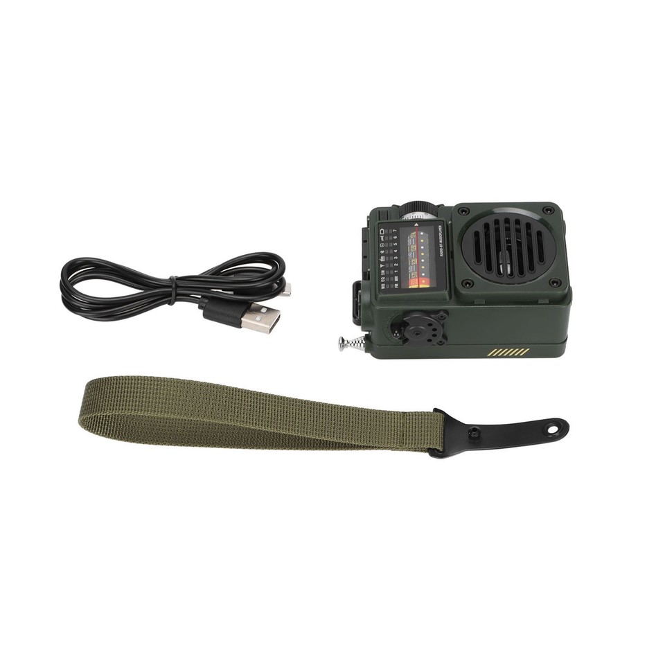 HRD‑700 Radio Music Player Full Band Broadcast Reception NOAA Mem TO ...