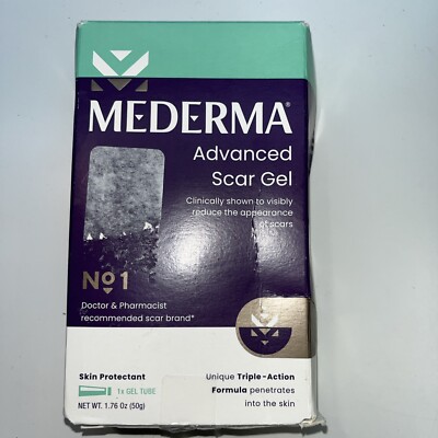 Mederma Advanced Scar Gel - 1.7oz. Damaged Box 810000318087 | eBay