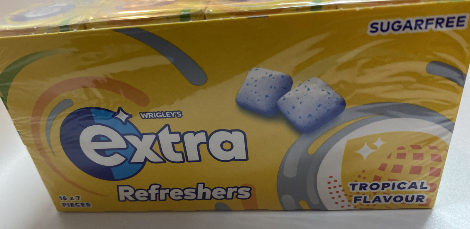 Wrigley's Extra Refreshers Sugar Free Tropical Flavour Pack of 16x15.6g ...