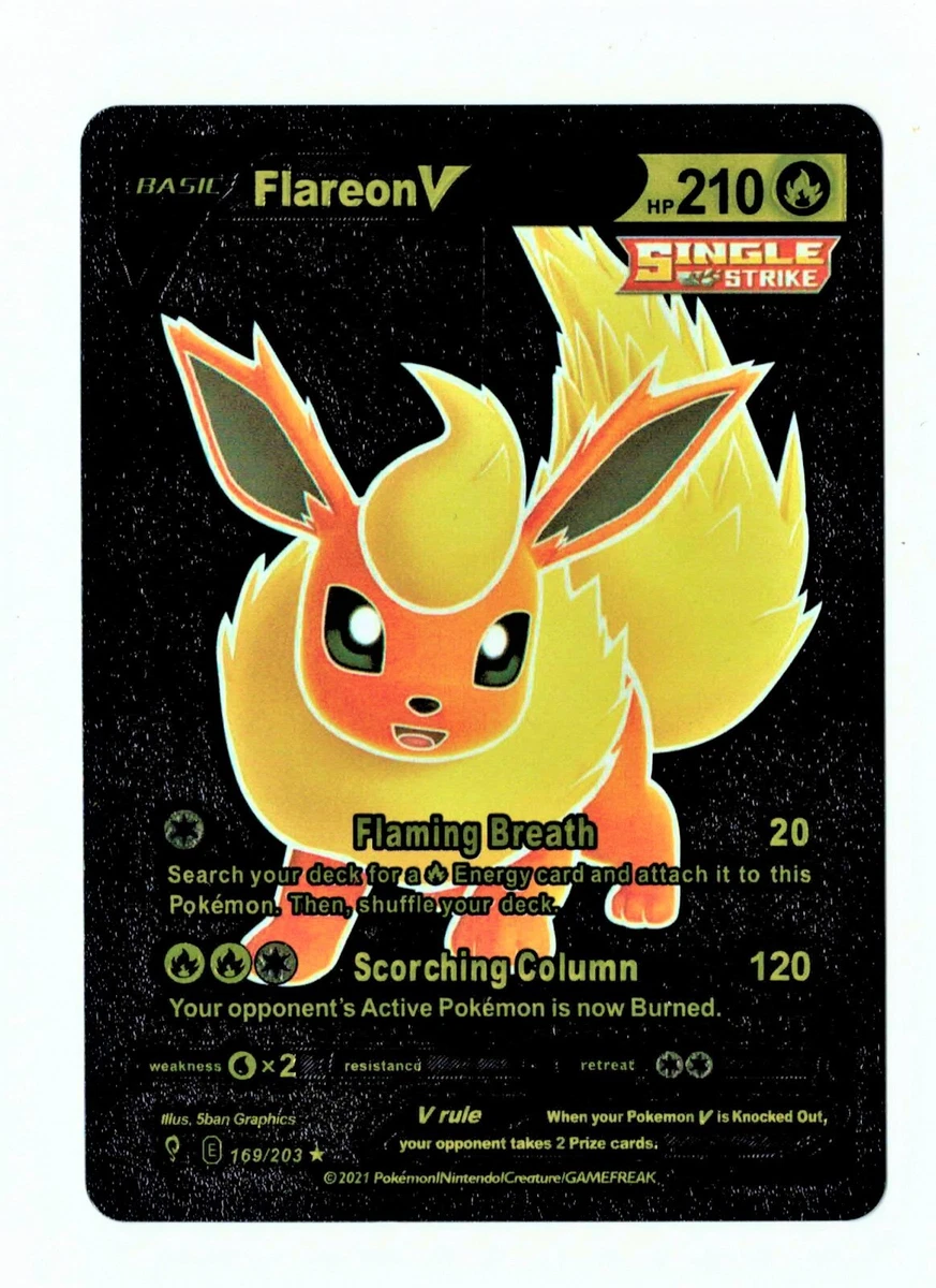 Pokemon Flareon Card