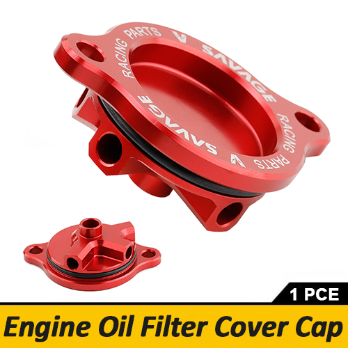 CNC Engine Oil Filter Cover Cap With O-ring For HONDA CRF250R 2010-2017 ...