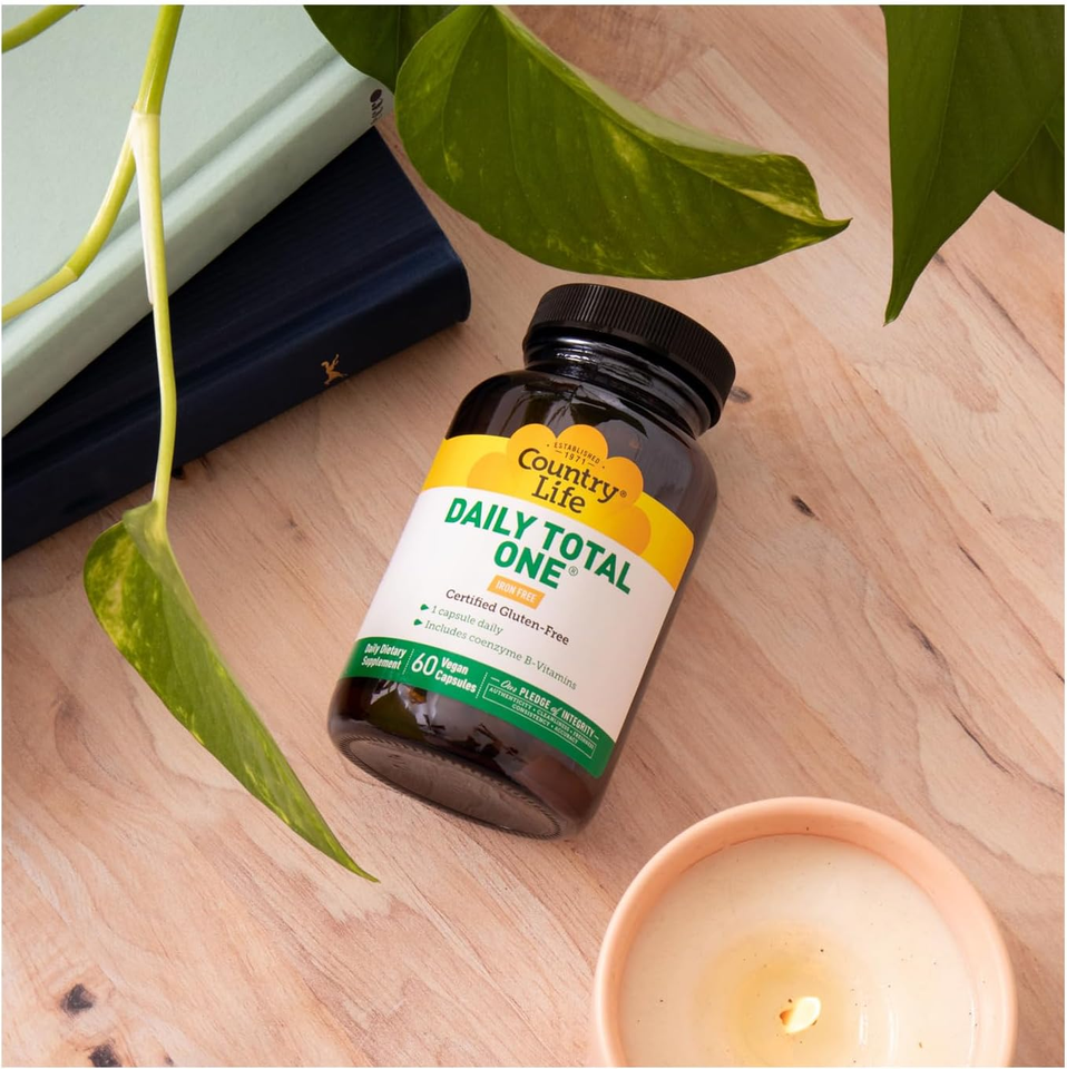 Daily Total One Multivitamin, Iron Free Once a Day Multivitamin ...
