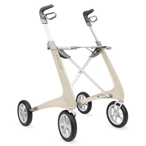 Carbon Fibre Ultra Lightweight Stylish Rollator only 4.9kg - Black, Red ...
