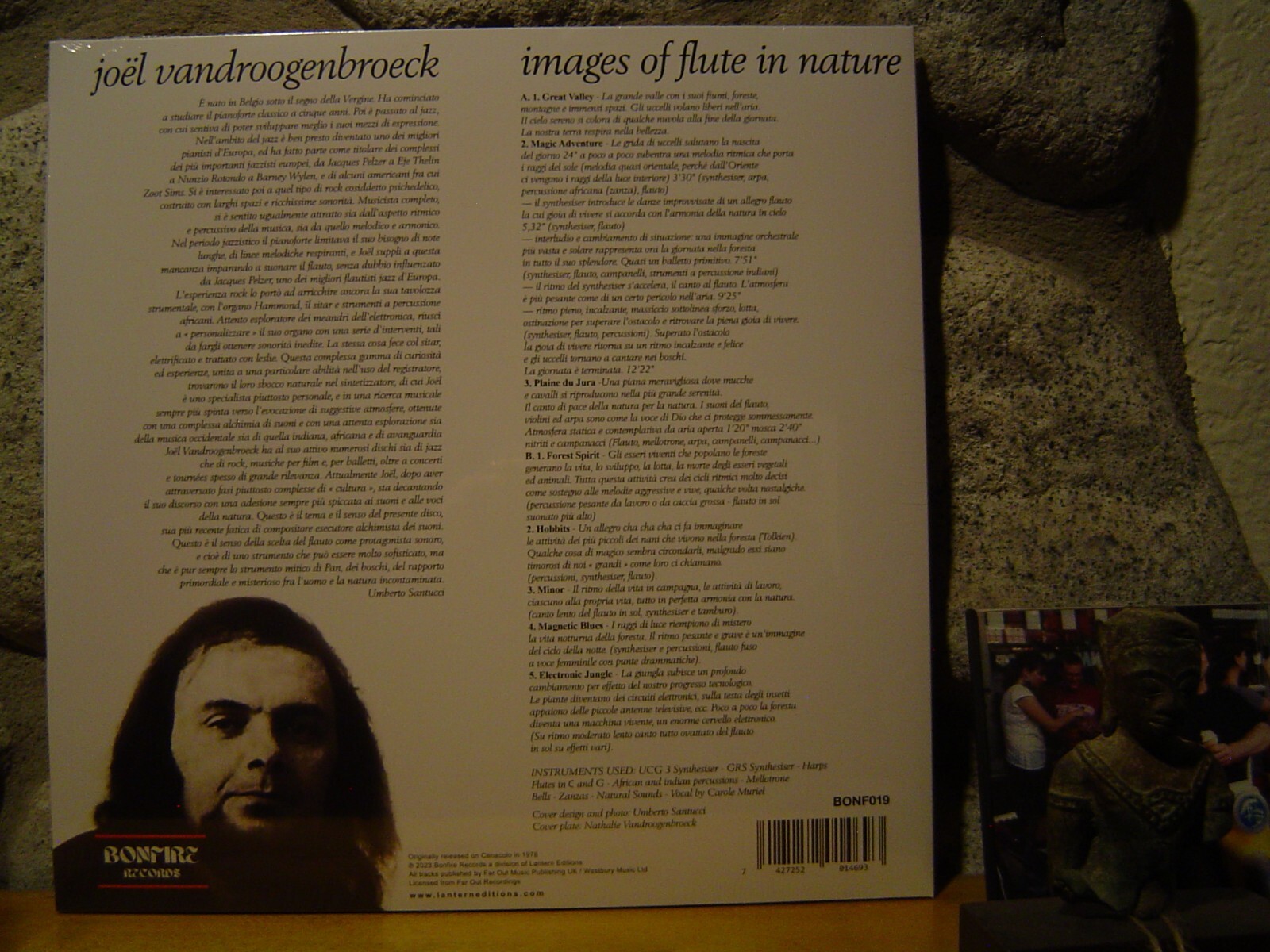 JOEL VANDROOGENBROECK Images Of Flute In Nature LP 78 Italy/Ambient ...