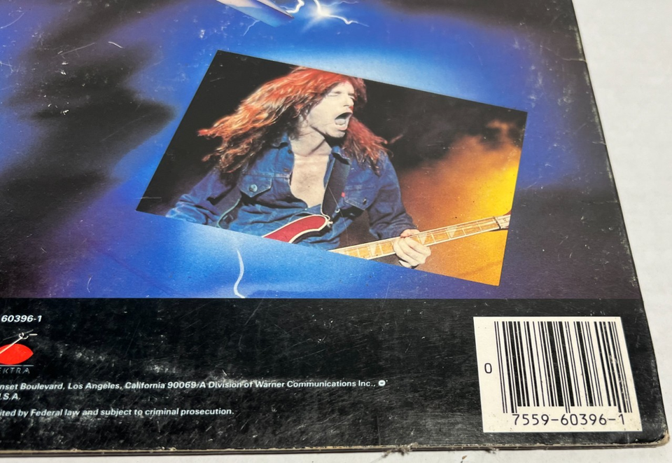 Metallica Ride The Lightning Vinyl LP 1984 Elektra 60396-1 Stereo | eBay