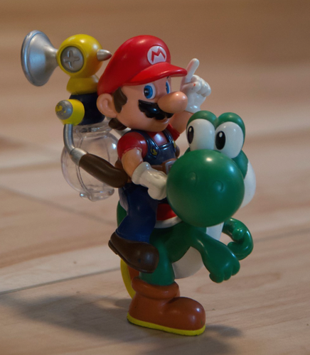 Nintendo Power Super Mario Sunshine Mario & Yoshi Figures Joyride ...