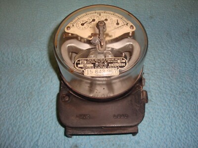 Electrical Meters - Ge Watthour Meter
