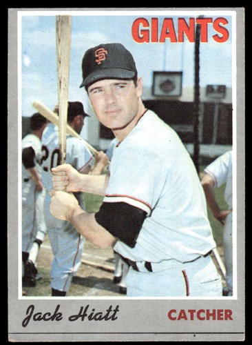 1970 Topps Jack Hiatt #13 San Francisco Giants Baseball Card | eBay