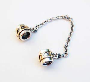 Gen. Pandora two-tone Safety Chain "Hearts" - 790307 - 5cm - retired | eBay