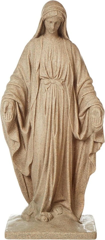 Virgin Mary Large Statue 34" Outdoor Indoor Home Decor Garden Sculpture ...