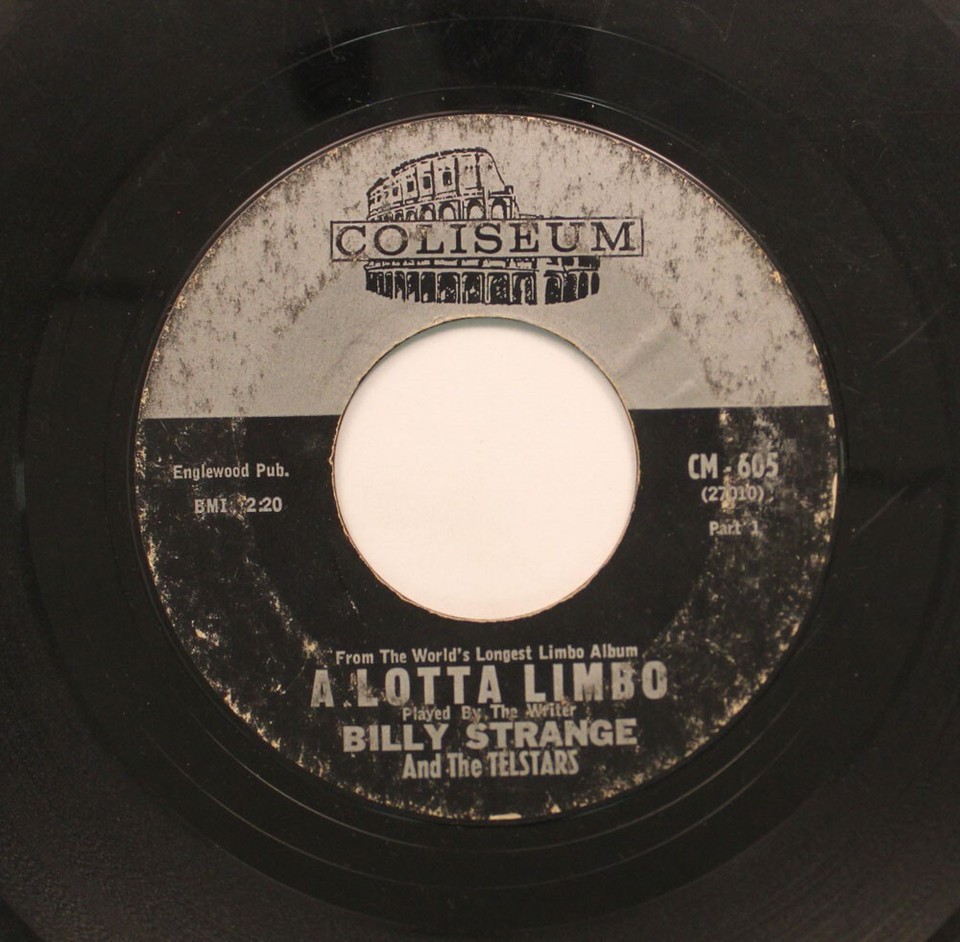 Billy Strange And The Telstars - 45 - A Lotta Limbo / A Lotta Limbo On ...