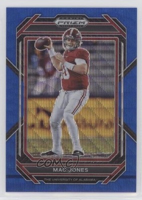 2023 Panini Prizm Draft Picks Blue Wave Prizm 12/249 Mac Jones #70 wq8 ...