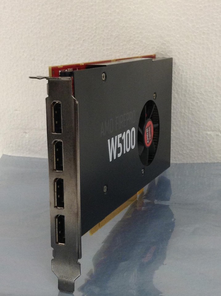 AMD FIREPRO W5100 4GB DDR5 High Profile Video Graphics Card 4DP 0W2C47 ...