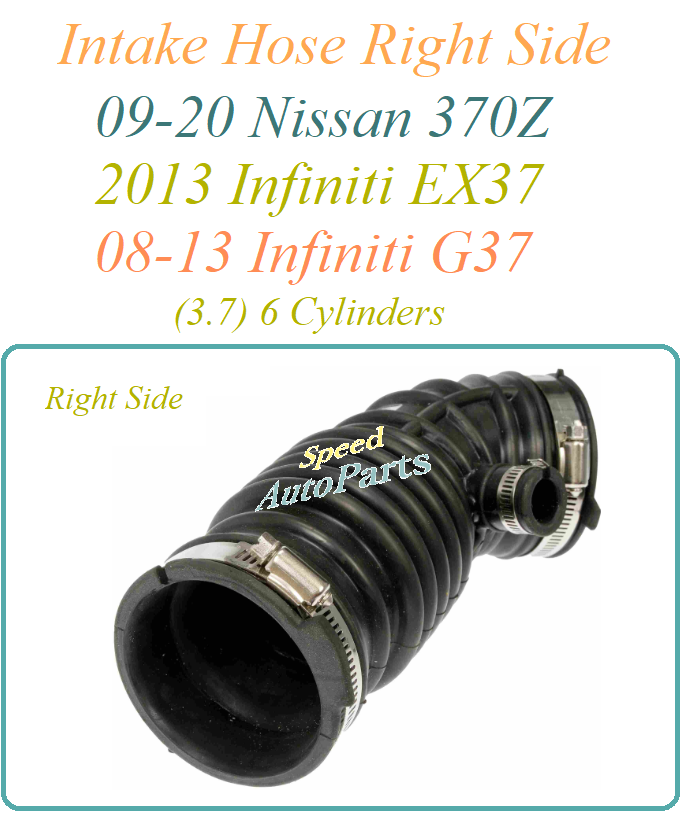 Air Mass (Intake Hose) Fit 09-20 Nissan 370Z 08-13 Infiniti G37 13 EX37 ...