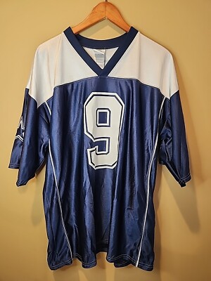 Dallas Cowboys Tony Romo Mens Size XL Jersey Blue Cowboys Authentic ...