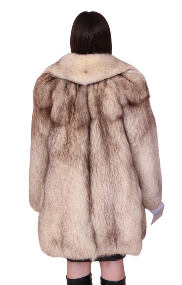 JACKET FOX FUR COAT FUCHS PELZMANTEL FOURRURE RENARD GIACCA PELLICCIA ...