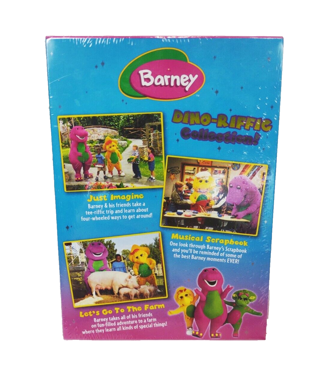 Barney - The Dino-riffic Collection! (DVD, 2006, 3-Disc Set) for sale ...