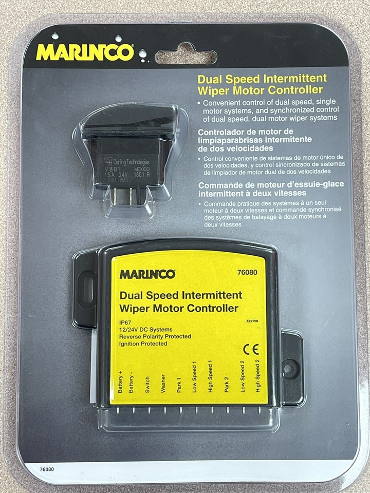 Marinco Dual Speed Intermittent Wiper Motor Controller 76080 **NEW** | eBay