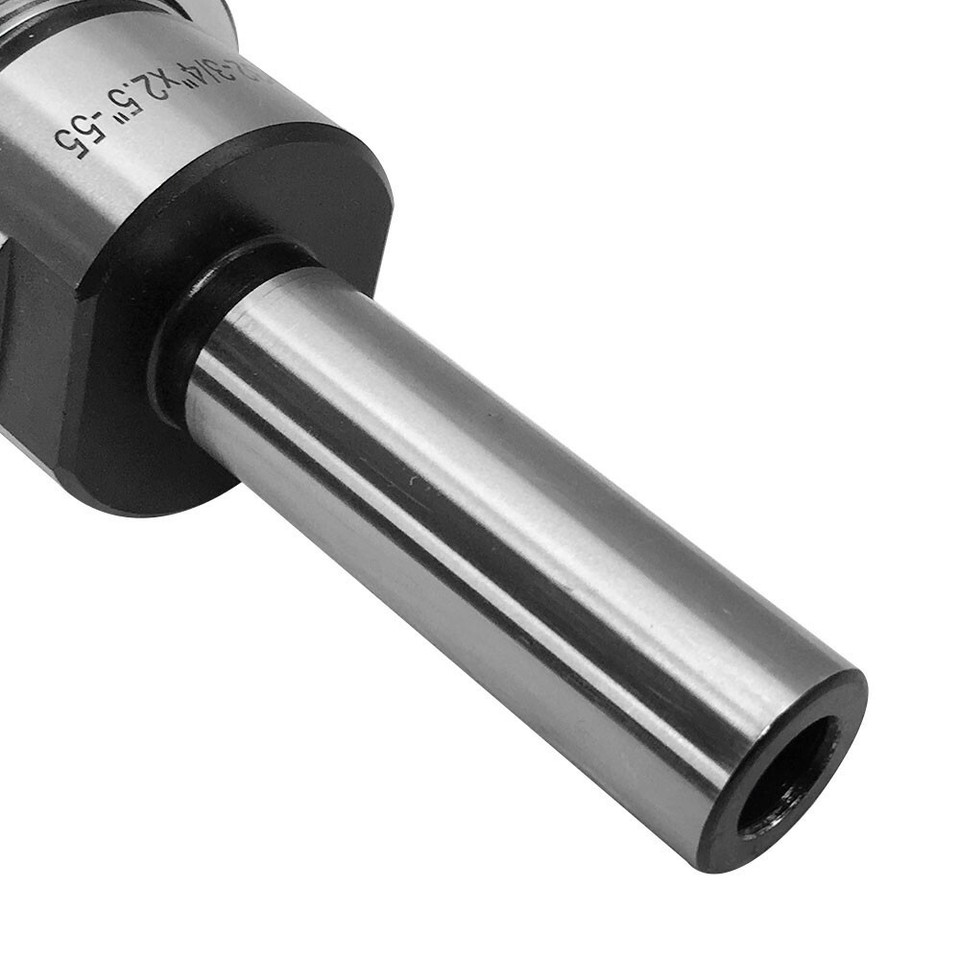 3/4'' x 2.5" Straight Shank ER32 Collet Chuck Draw Bar Threads 3/8'' x ...