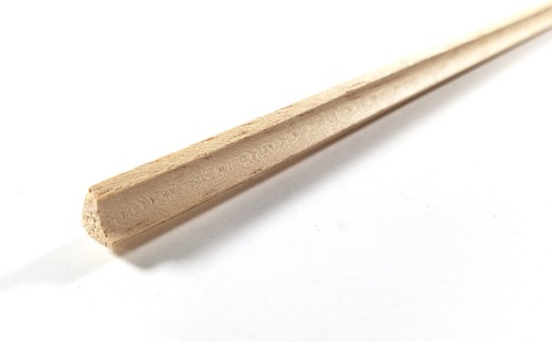 Miniature Cove Molding Trim Wood Strip 1/4" x 18" Scale Model Building ...